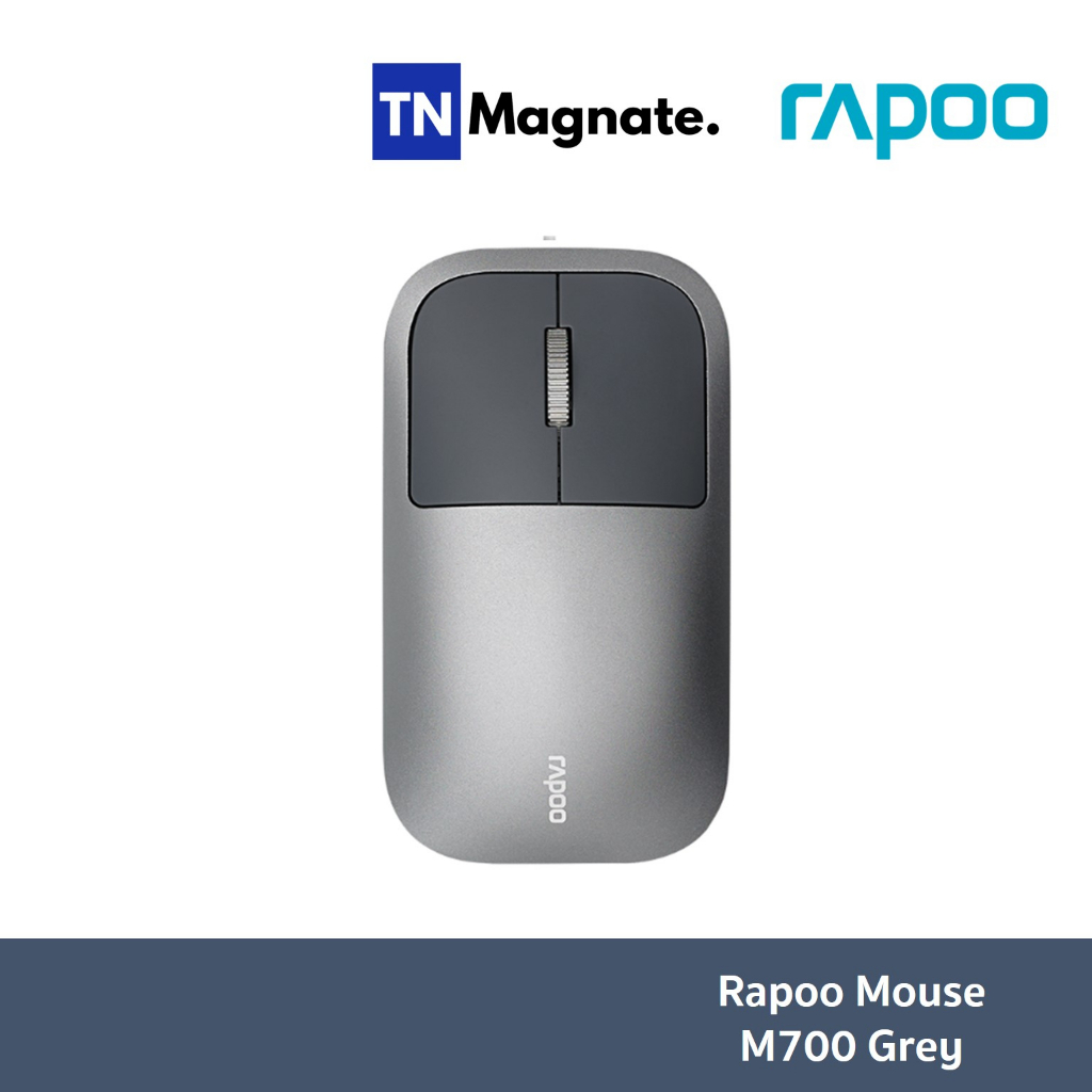 [เม้าส์ไร้สาย] Rapoo Mouse Wireless M700 Grey | Shopee Thailand