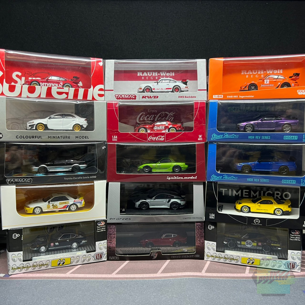 Tarmac Works,Ignition,Timemicro,mini gt โมเดลรถเหล็ก 1/64 งานละเอียดคม ...