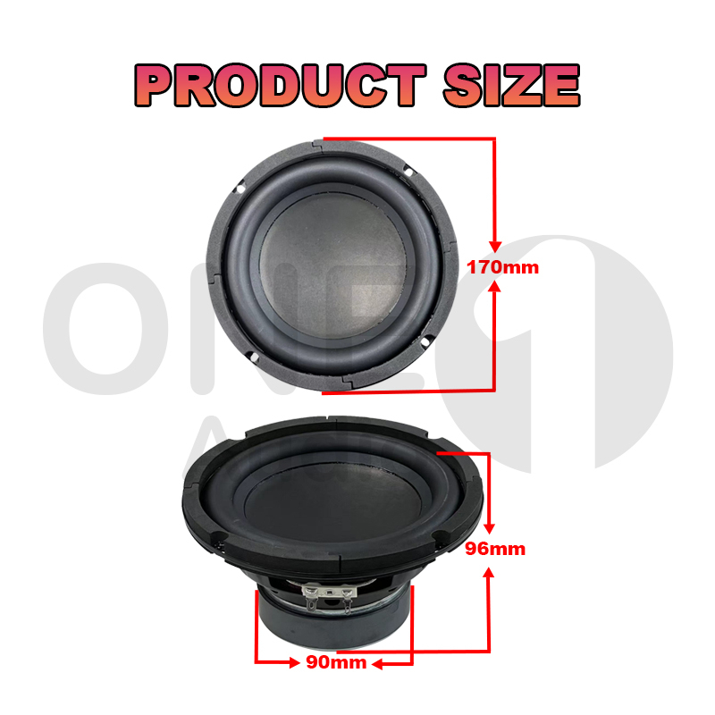 OneAudio HK ดอกซับ 6.5 นิ้ว 4Ω 100W ซับเบส 6.5 นิ้ว ดอกhk 6.5นิ้ว ลำโพง 6.5 นิ้ว เบส ดอก6.5นิ้ว ...