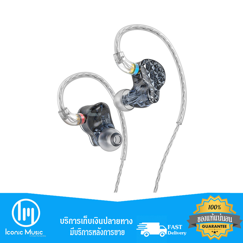 FiiO FA9 หูฟัง 6 ไดร์เวอร์ Knowles (6BA) 4-way Crossover ปรับแต่งเสียง ...