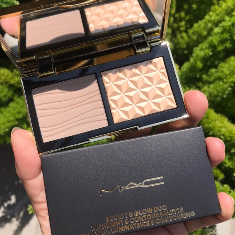 MAC Cosmetics Sculpt & Glow Duo Highlights & Contour Palette | Shopee ...