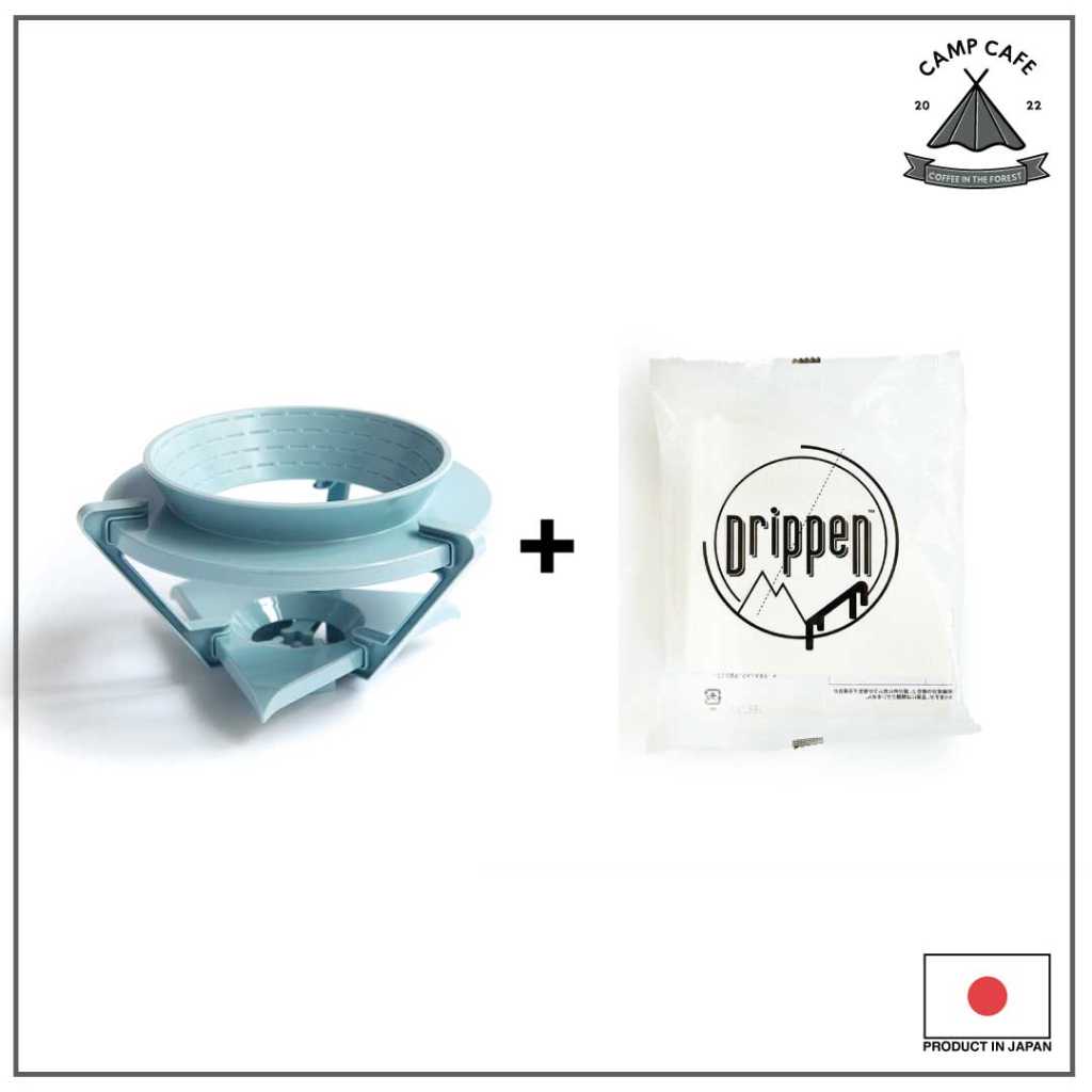 Drippen Dripper Plastic ทรงเรขาคณิต [Cone/Wave] + กระดาษเย็บด้วยด้าย 50 ...