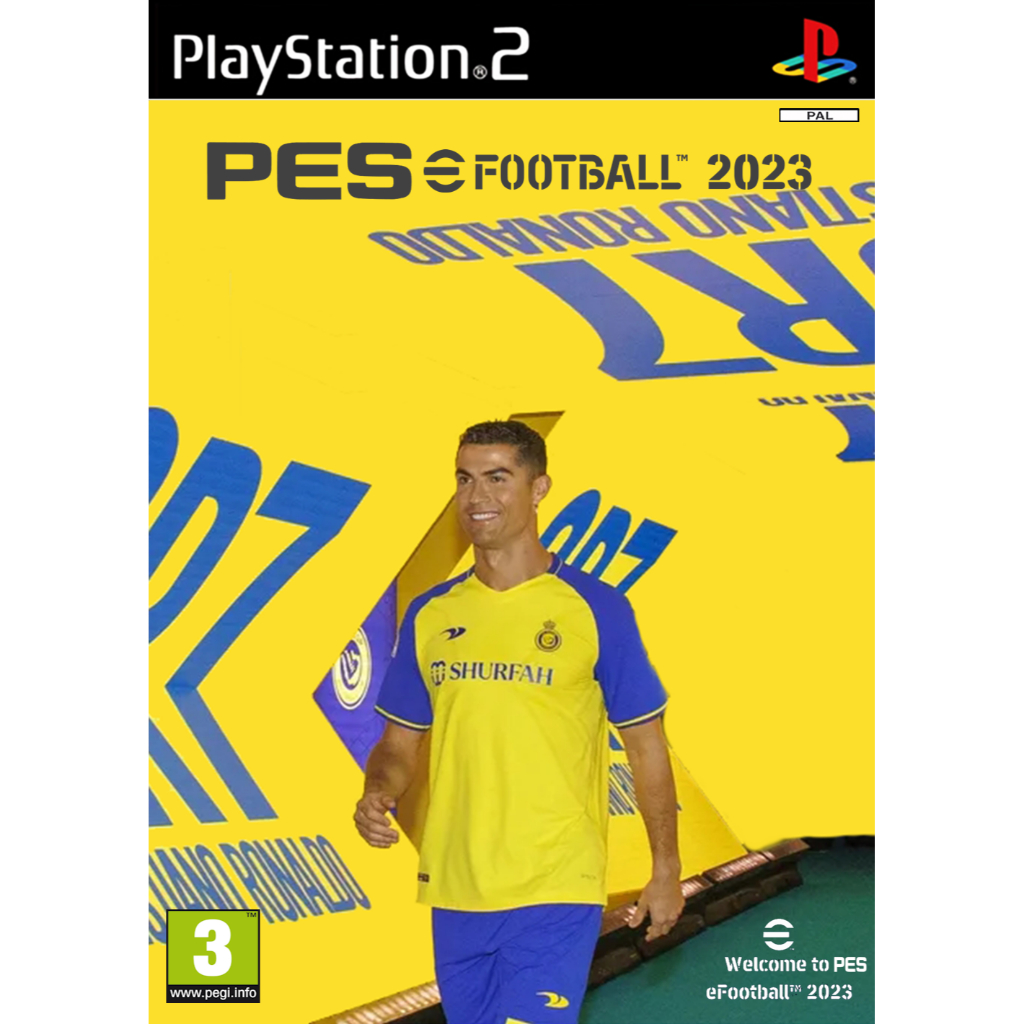 แผ่นเกมส์ PS2 PES 2023 อัพล่าสุด efootball Pro Evolution Soccer 2023 ...