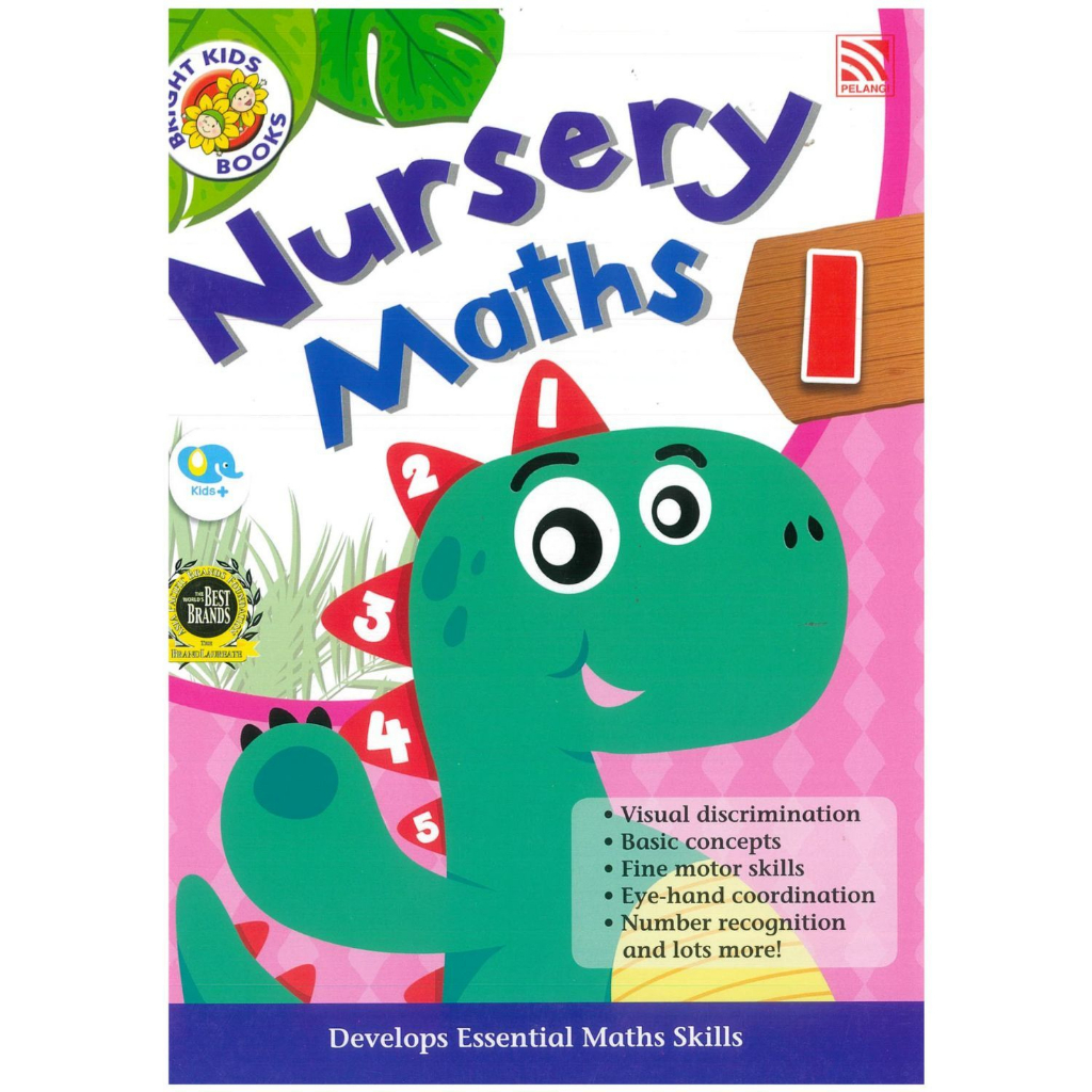 Bright Kids Nursery Maths 1 - หนังสือแบบฝึกหัดพัฒนาด้านคณิตศาสตร์ ...