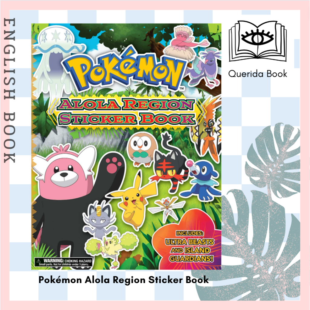[Querida] สติ๊กเกอร์ Pokémon Alola Region Sticker Book by The Pokemon ...