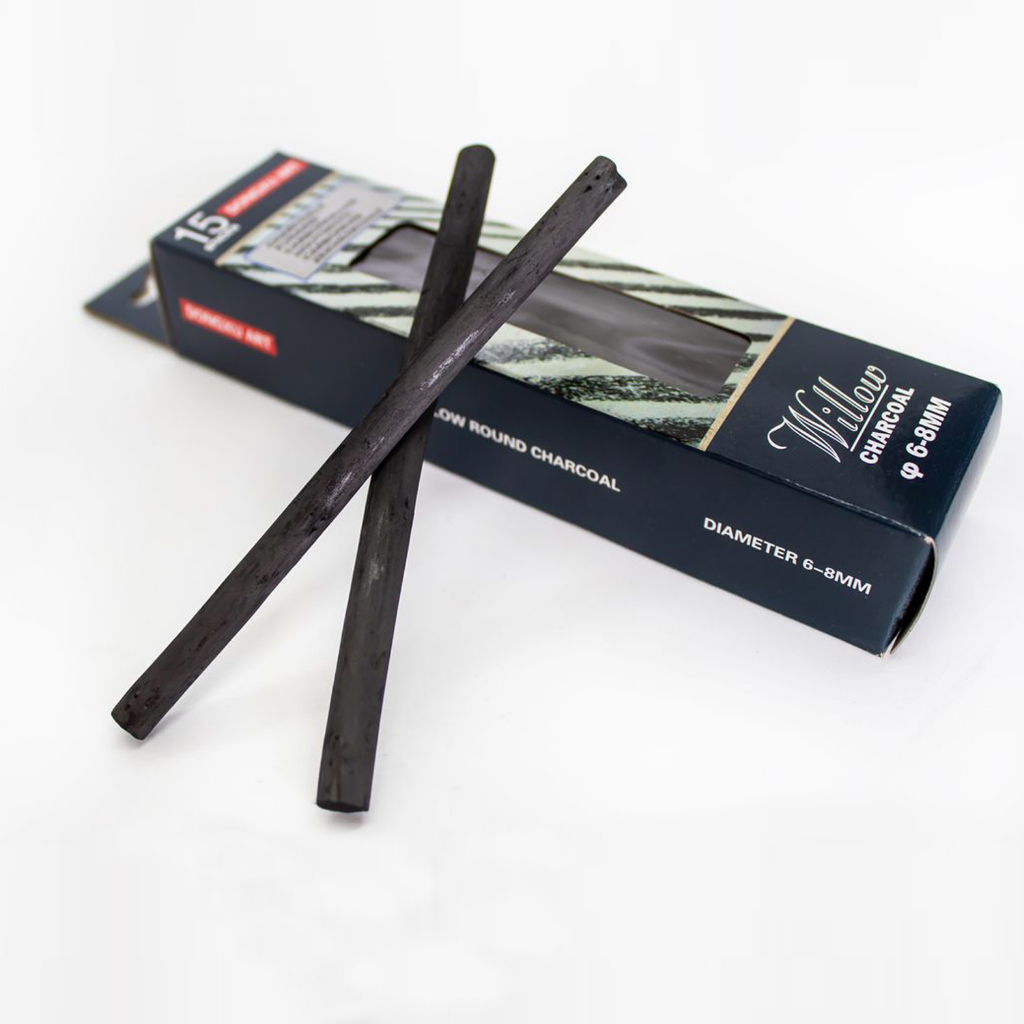 DONGXU ART Willow Charcoal Stick ชาร์โคลแท่งวาดภาพ หลากหลายขนาด ...