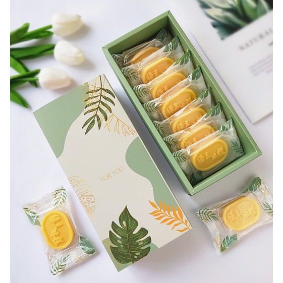 กล่องใส่พายสับปะรด กล่องใส่ชีสทาร์ตสับปะรด （กล่องเขียวFor you ) (LL9 ...