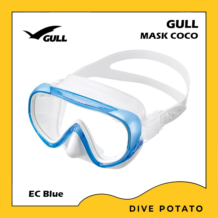 Gull Diving Mask Coco หน้ากากสำหรับดำน้ำเลนส์เดียวจากแบรนด์ Gull ...