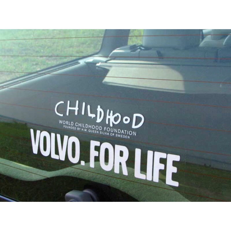 สติ๊กเกอร์ volvo for life สะท้องแสง 3M | Shopee Thailand