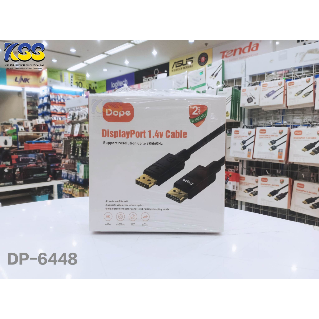 DOPE Cable Display to Display รุ่น DP-6447(1.5M) DP-6448 (3M) DP-6449 ...