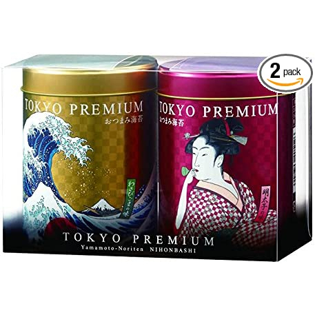 Yamamoto Seaweed Tokyo Snack Seaweed 2 Cans [Tokyo Souvenir Roasted ...