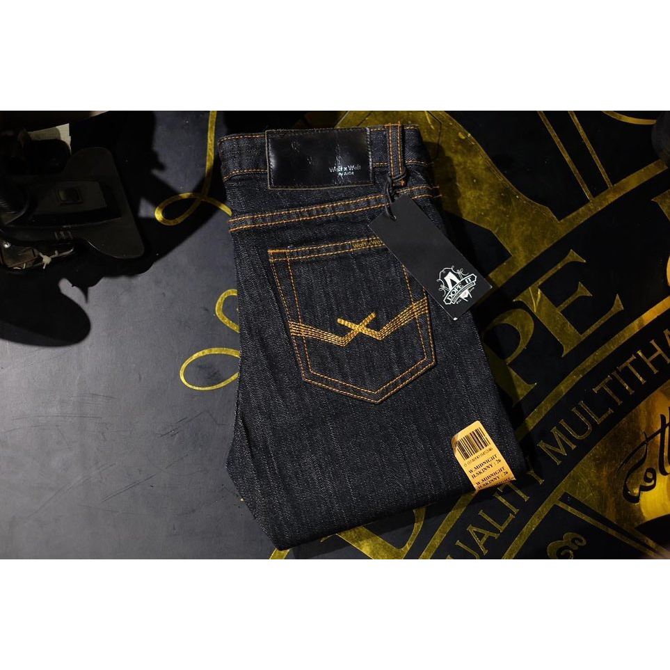 WAFT x WEFT MIDNIGHT SELVEDGE Skinny girl High Waist | Shopee Thailand