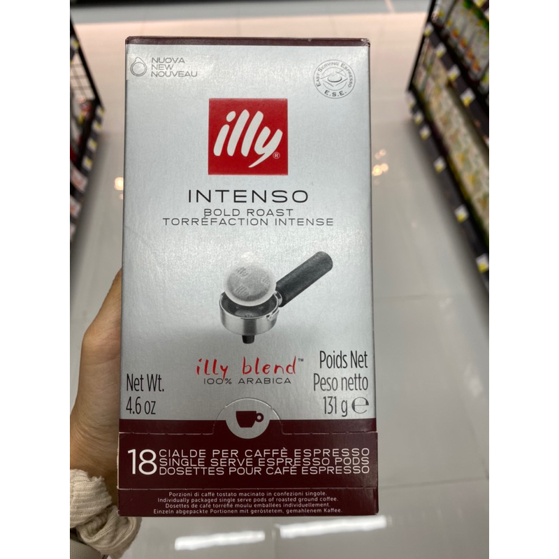Single Serving E.S.E 18 Pods Intenso ( ILLY Brand ) 131 G. กาแฟแท้คั่ว ...