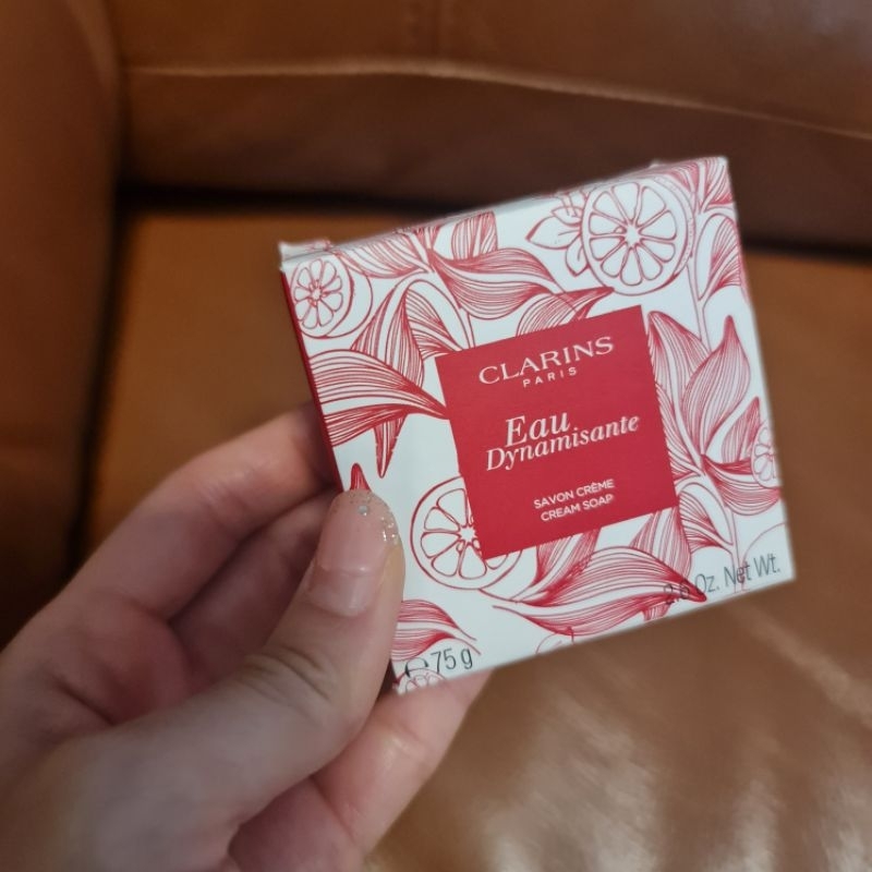 Clarins Eau Dynamisante Cream Soap 75g สบู่ก้อน สบู่ครีม | Shopee Thailand