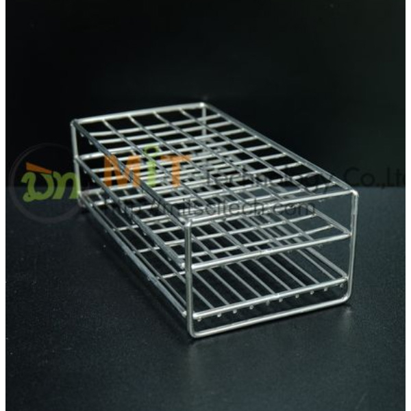 ที่ใส่หลอดทดลองแบบสแตนเลส Test Tube Rack Stainless ตะแกรง หลอดทดลอง ...