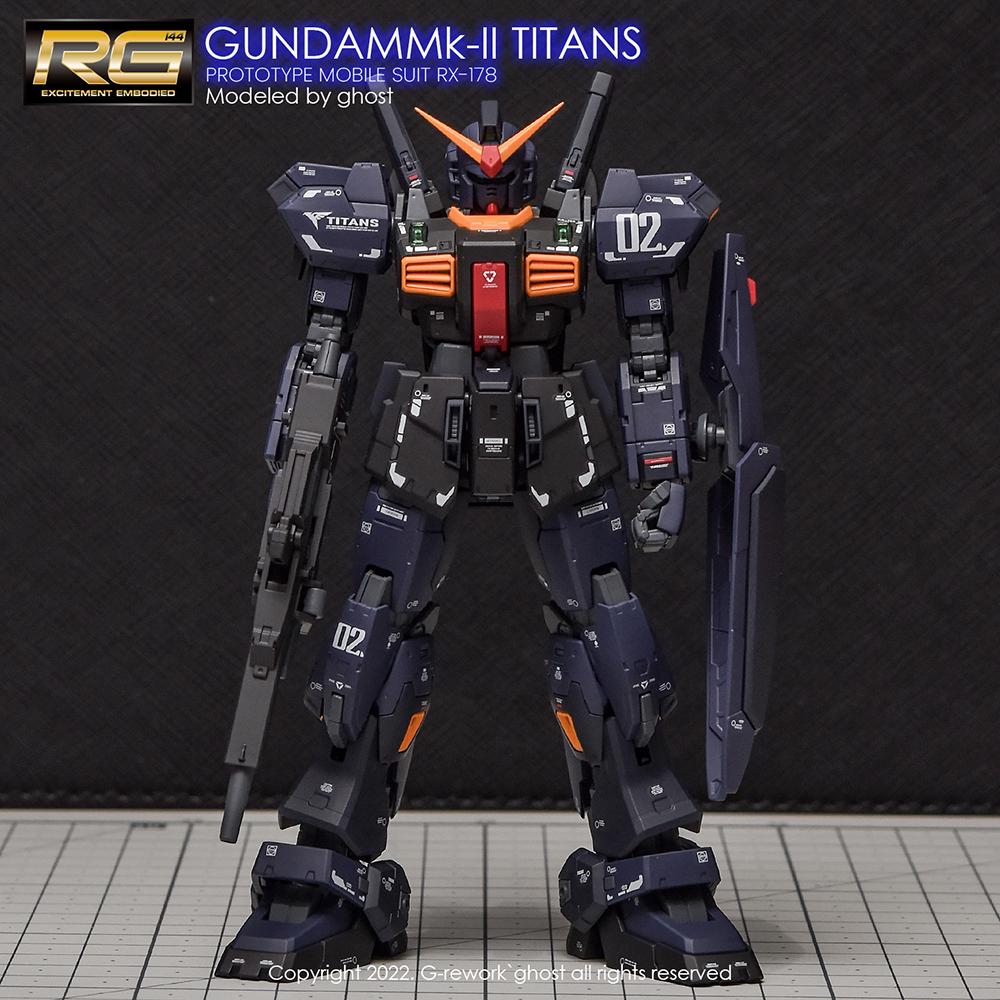 [RG] RX-178 MK-II GUNDAM [TITANS] ของแท้จาก G-Rework | Shopee Thailand