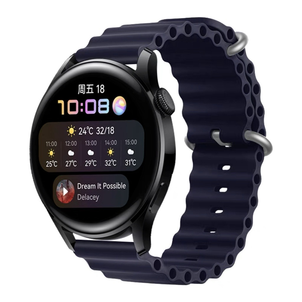 พร้อมส่ง สายนาฬิกา แบบคลื่นรุ่นใหม่ ใช้ได้กับ Maimo Watch Huawei GT2 ...