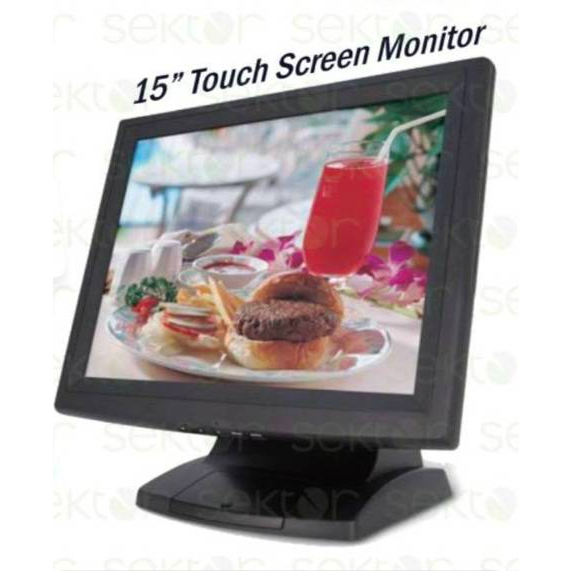VPOS POS135 Touch Monitor 15" หน้าจอสัมผัส 15 นิ้ว | Shopee Thailand