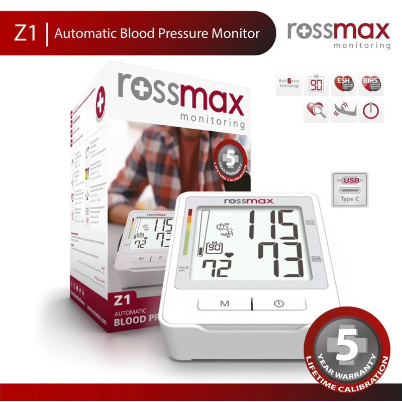 เครื่องวัดความดันโลหิต Rossmax Z1 | Shopee Thailand