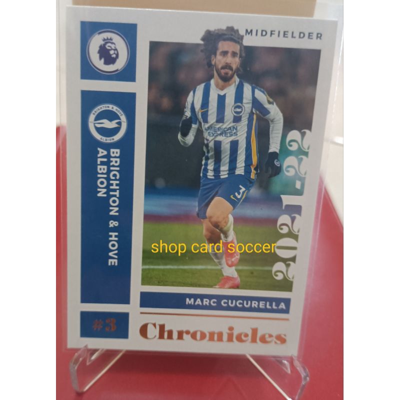 Marc Cucurella card soccer chronicles 2021-21 base card Brighton ...