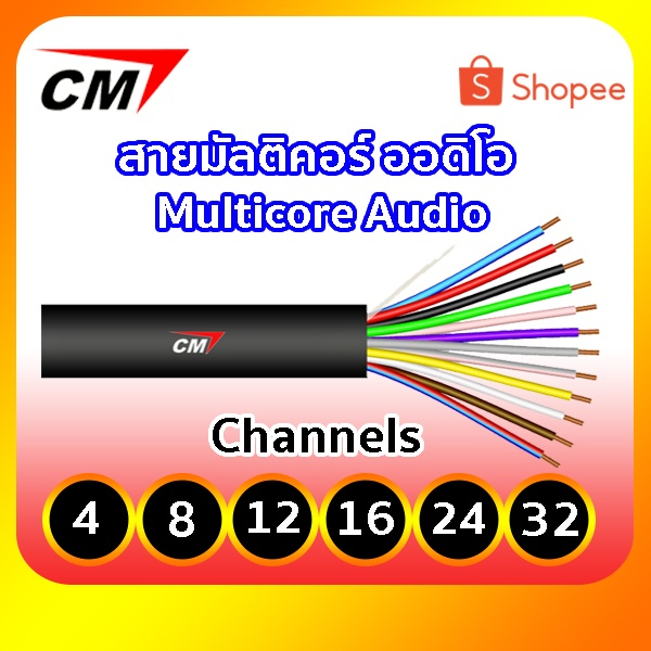 สายมัลติคอร์ ออดิโอ(24 และ 32 คอร์) Multicore Audio Snake Multicore ...