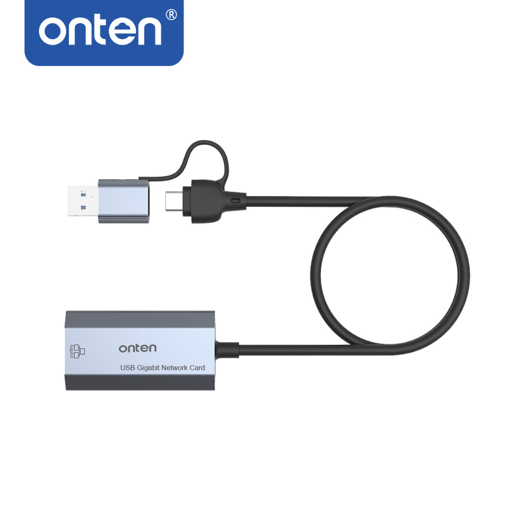 ONTEN OTN-UE101 *2 in 1 USB3.2 gen2+Type-c to RJ45 (1000M) | Shopee ...
