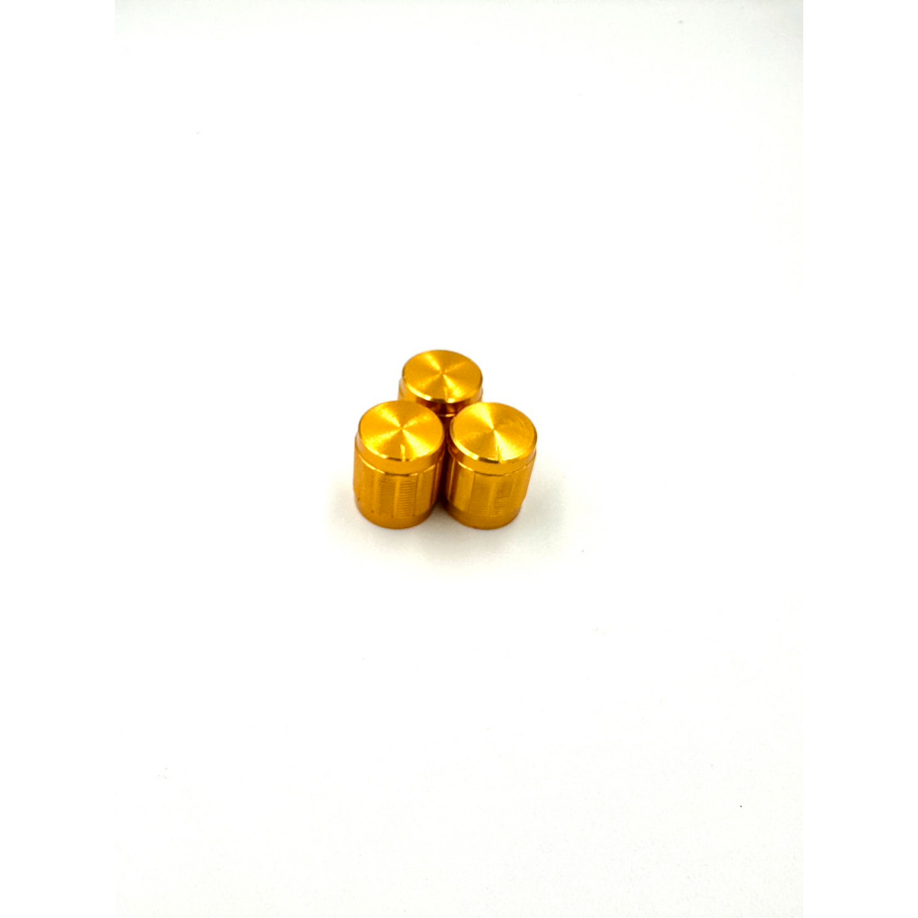 ลูกบิดวอลลุ่ม VR Knob ขนาด 13x17 mm. ขอบนอกเป็นอลูมิเนียม รุ่น CTA1317 ...