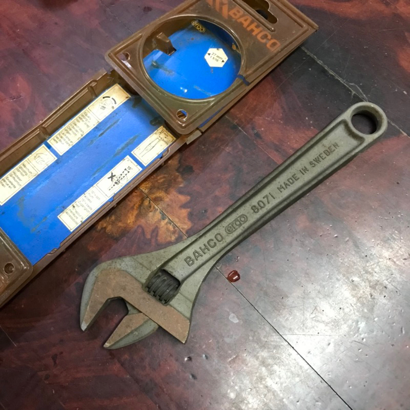 BACHO MADE IN SWEDEN ประเเจเลื่อนของสวีเดน ประแจเลื่อน 8 นิ้ว แท้ รุ่น ...