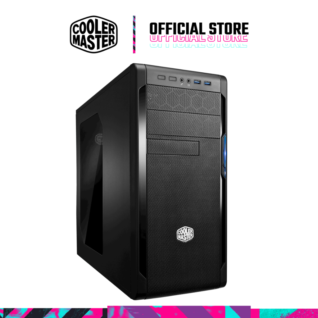 Cooler Master Case N300 BLACK, W/USB3.0*1+USB2.0*2 (เคสคอมพิวเตอร์) NSE-300-KKN1 | Shopee Thailand