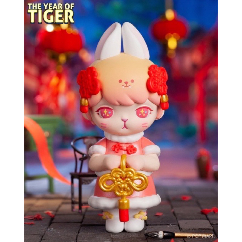 ลิขสิทธิ์แท้ POP MART Tiger Leap New Year Series ปีเสือ มอลลี่ ดีมู่ ส ...