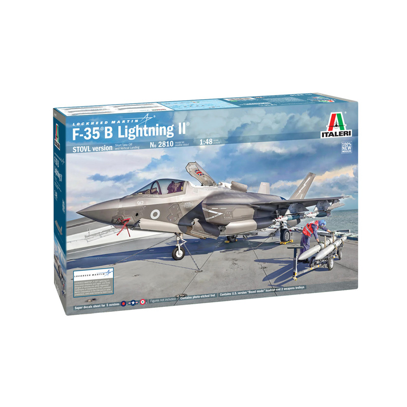 พลาสติก โมเดล ประกอบ ITALERI สเกล 1/48 F-35 B Lightning II (2810 ...