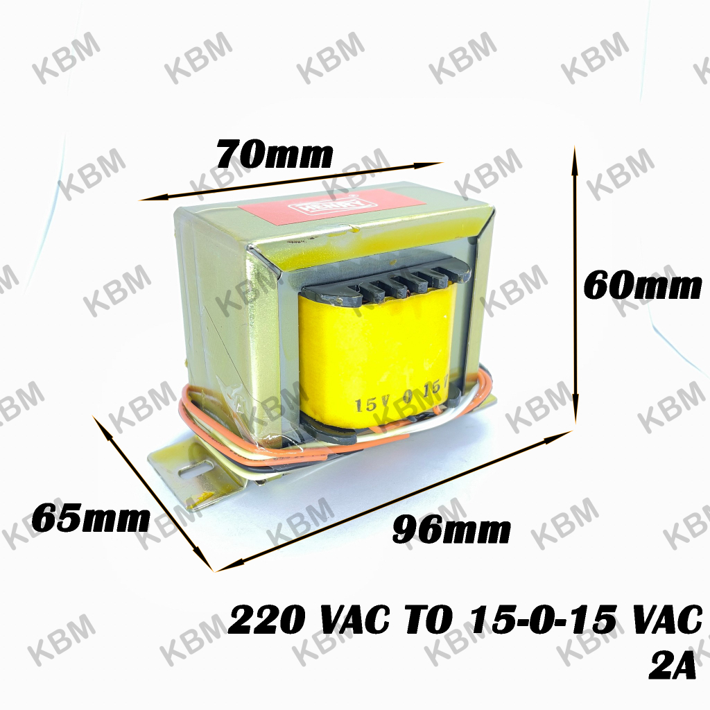 Transformer หม้อแปลงไฟฟ้า Input 220VAC Output 9VAC 9-0-9VAC 12-0-12VAC ...