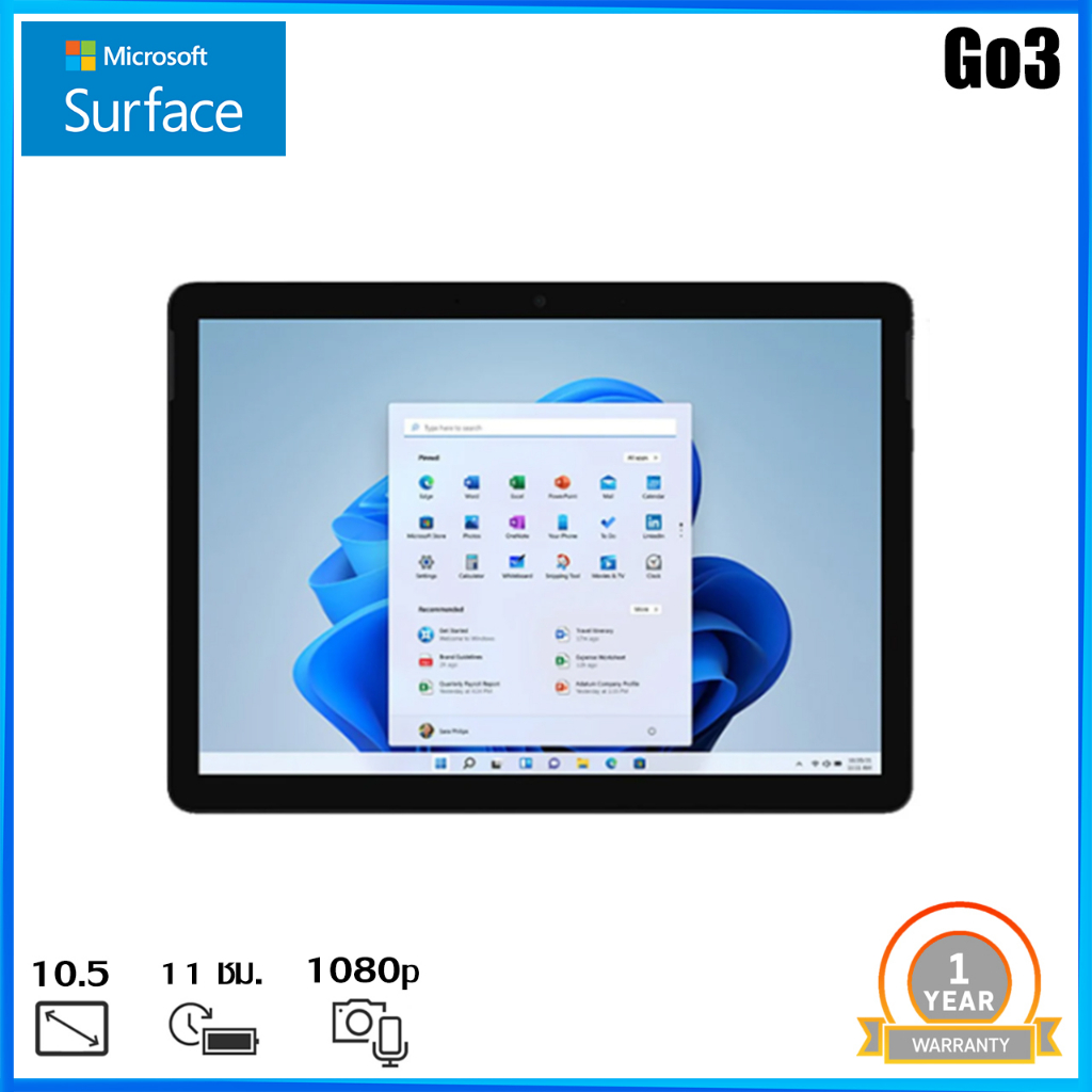Microsoft Surface Go3 i3/8/128 SC | Shopee Thailand