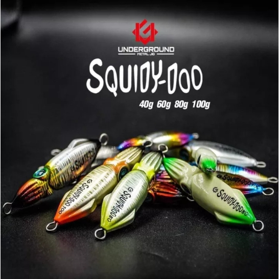 เหยื่อจิ๊ก UNDERGROUND รุ่น Squidy Doo 40/60/80/100 g | Shopee Thailand