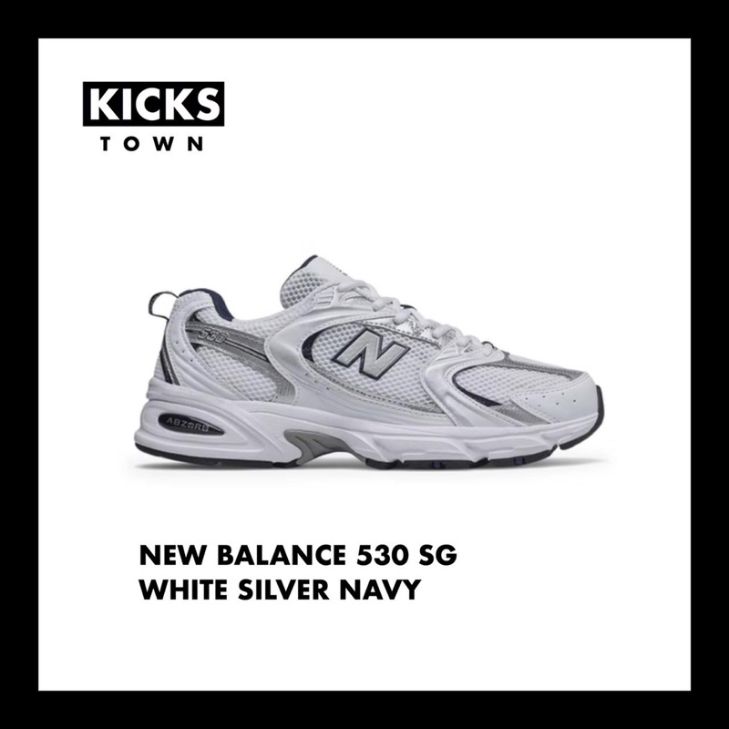 NEW BALANCE 530 SG WHITE SILVER NAVY | Shopee Thailand