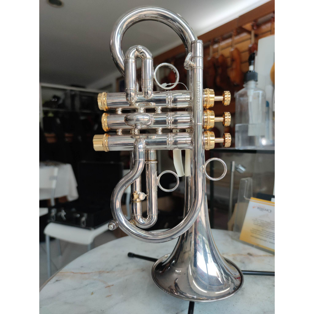 Eb Cornet ยี่ห้อ Carol Brass รุ่น CCR777S | Shopee Thailand