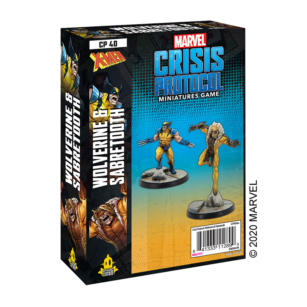 Marvel Crisis Protocol : Wolverine & Sabertooth | Shopee Thailand