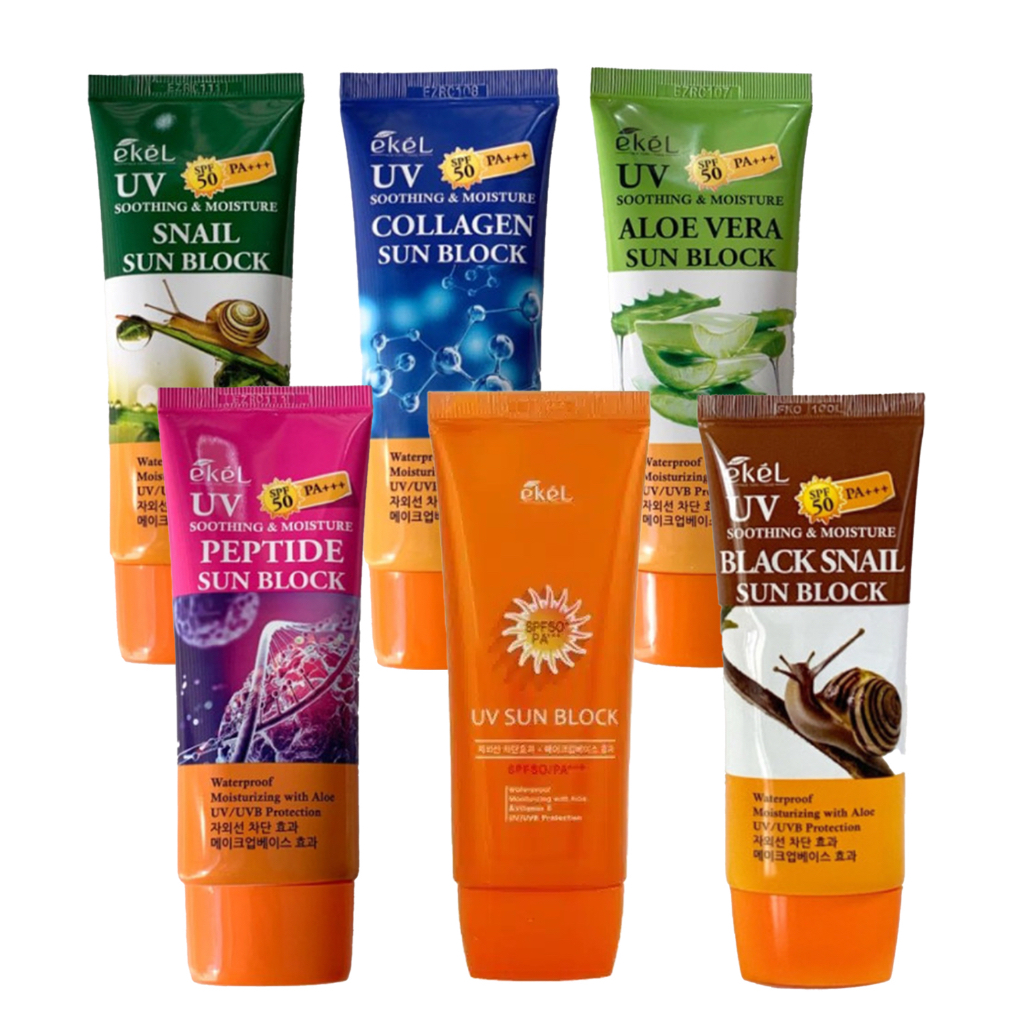 ekel soothing moisture sun block ครีมกันแดด 70ml | Shopee Thailand