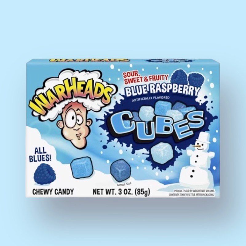 Warheads Blizzard Cubes Gummy Candy | Shopee Thailand