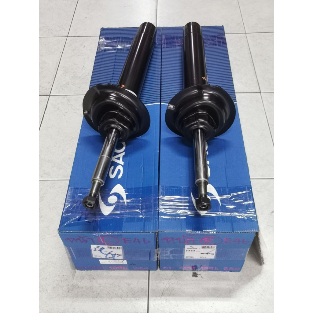 *ราคาต่อคู่* โช๊คอัพหน้า BMW E46 ยี่ห้อ SACHS แท้ ช๊อคอัพหน้า 318i 320i ...