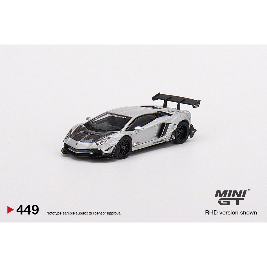 MINI GT 1/64 No.449 LBWORKS Lamborghini Aventador Limited Edition Matt ...