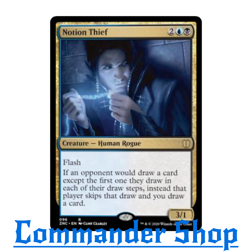 Notion Thief (Creature - Human Rogue) Blue Black Mv4 Pw3/Tn1 Flash Draw ...