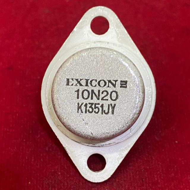 Mosfet มอสเฟท จานบิน ยี่ห้อ EXICON ของแท้ เบอร์ 10N20 เบอร์เดียว จำนวน1 ...