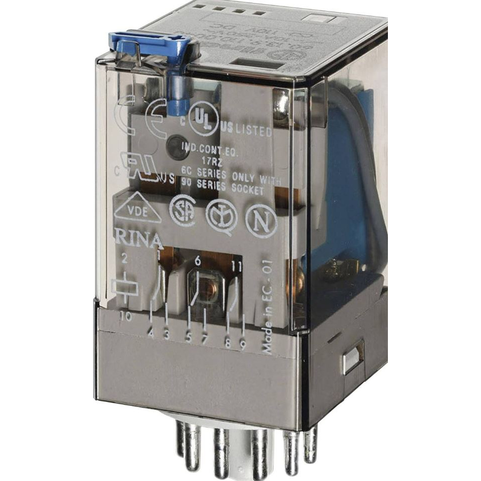 รีเลย์ Finder relay 60.13.9.024.0074 3PDT Relay (3 Form C) 24 VDC ...