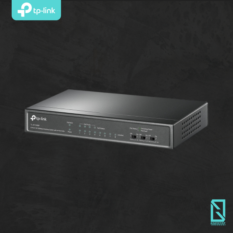 TP-LINK TL-SF1008P NW SWITCH HUB 8 PORT 10/100 With 4 PORT PoE L-T ...