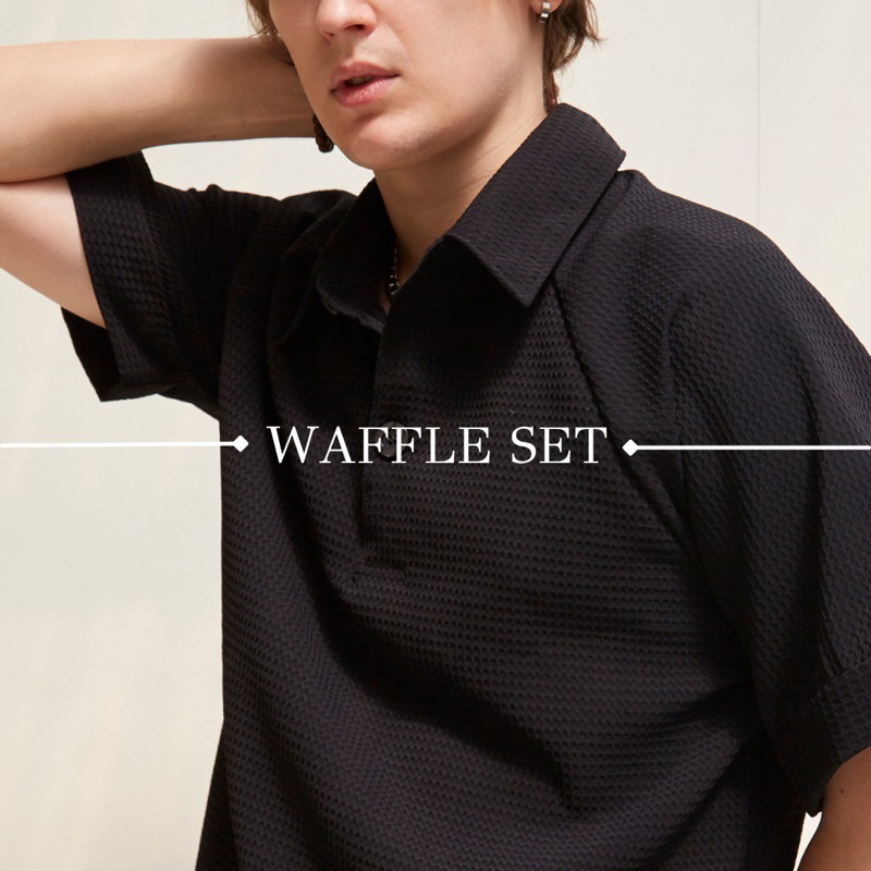 Waffle set (Black color) | Shopee Thailand
