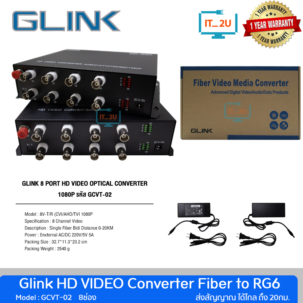 Glink HD VIDEO Converter Fiber TO AHD/CVI/TVI 4Port/8Port (GCVT-01/GCVT ... Glink HD VIDEO Converter Fiber TO AHD/CVI/TVI 4Port/8Port (GCVT-01/GCVT ...