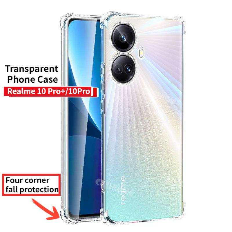 Realme 10Pro Plus(พร้อมส่งในไทย)เคสTPUใสกันกระแทกแบบคลุมกล้องOPPO ...