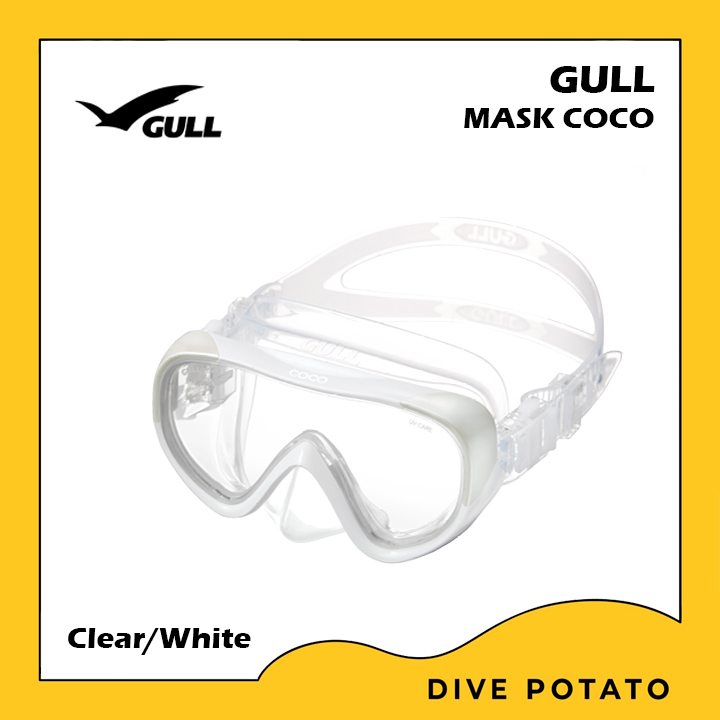 Gull Diving Mask Coco หน้ากากสำหรับดำน้ำเลนส์เดียวจากแบรนด์ Gull ...