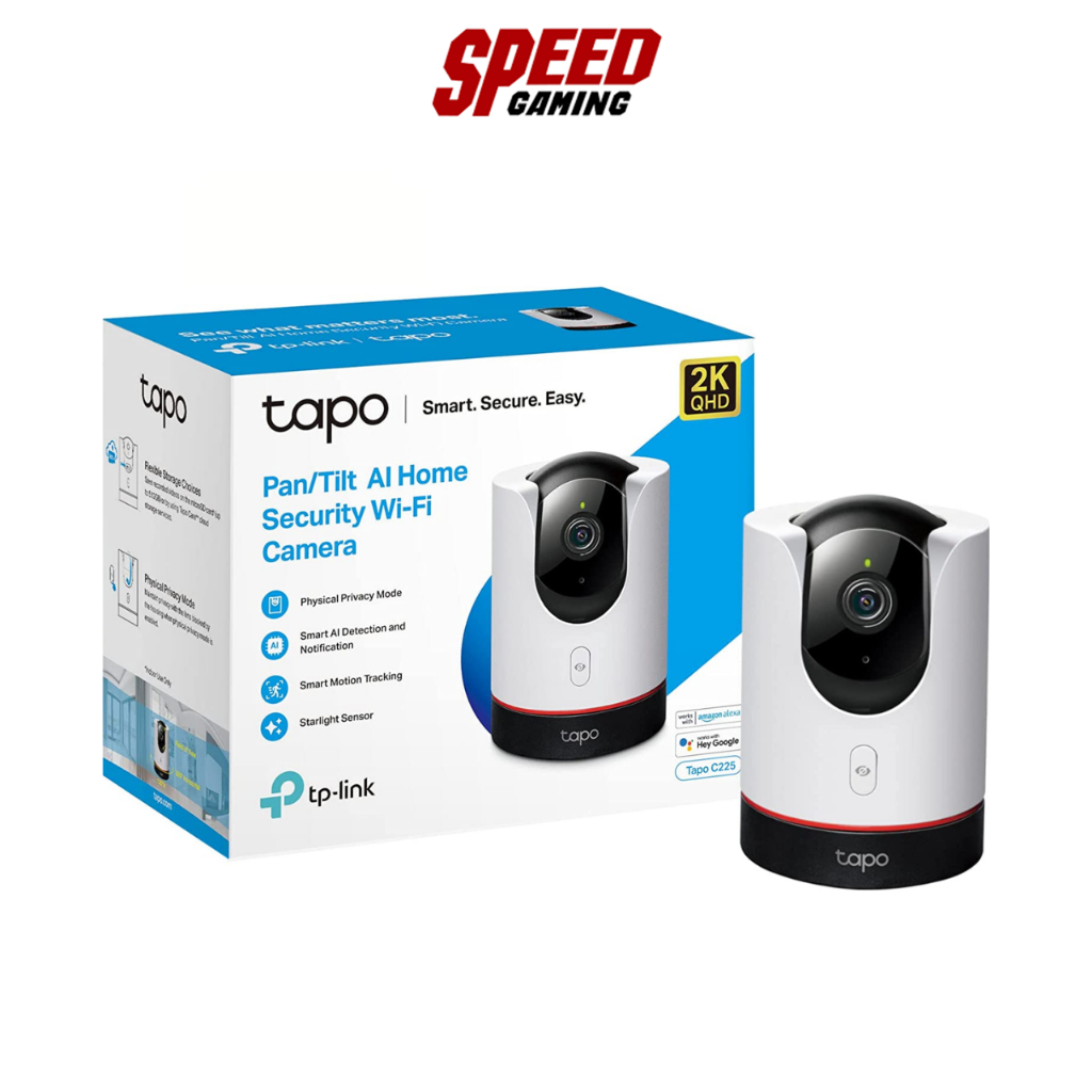 TP-LINK TAPO-C225 Pan/Tilt AI Home Security Wi-Fi CameraSPEC 2K 4MP By Speed Gaming | Shopee ...